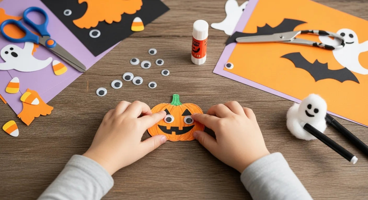 Spooky Fun for Little Hands: Delightful Halloween Crafts for Young Kids ...