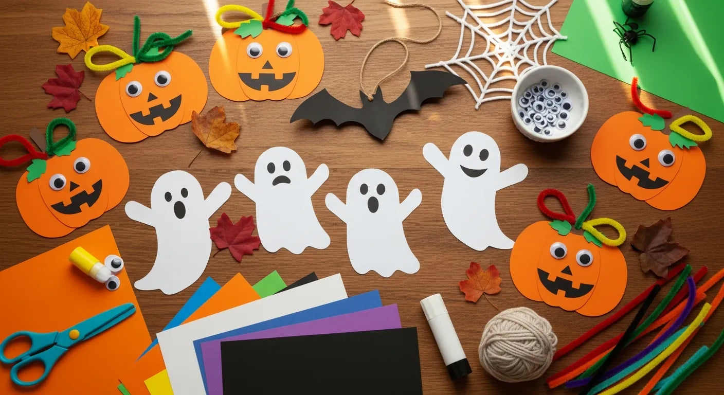 Spooky Fun: Halloween Paper Crafts for Kids | I'm the Chef Too