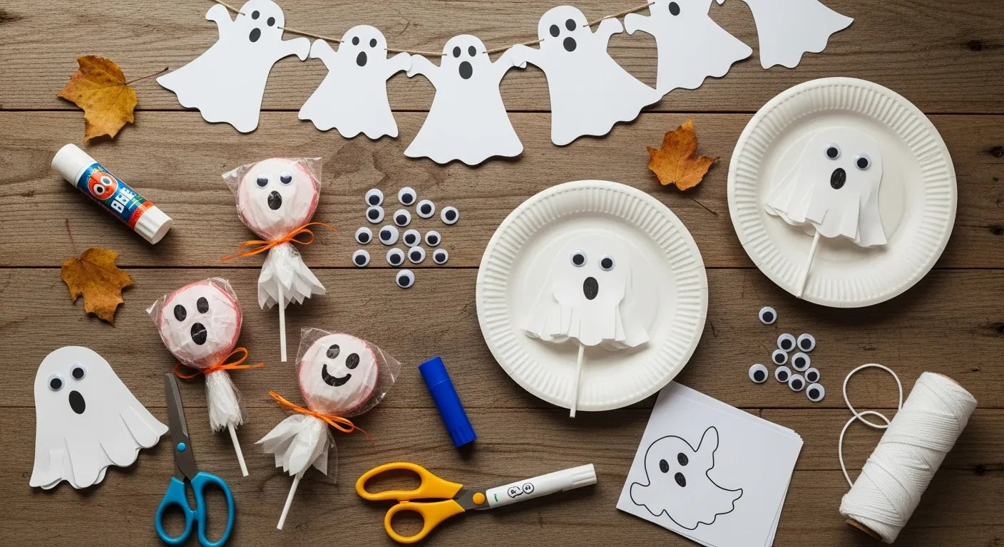 Spooky Sweet Fun: Easy Halloween Ghost Crafts for Kids | I'm the Chef Too