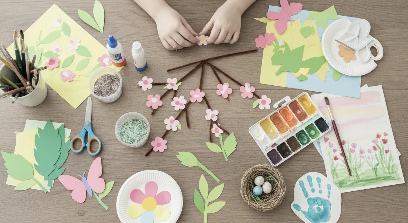 Spring Art Crafts for Kids: Blossom Creativity | I'm the Chef Too