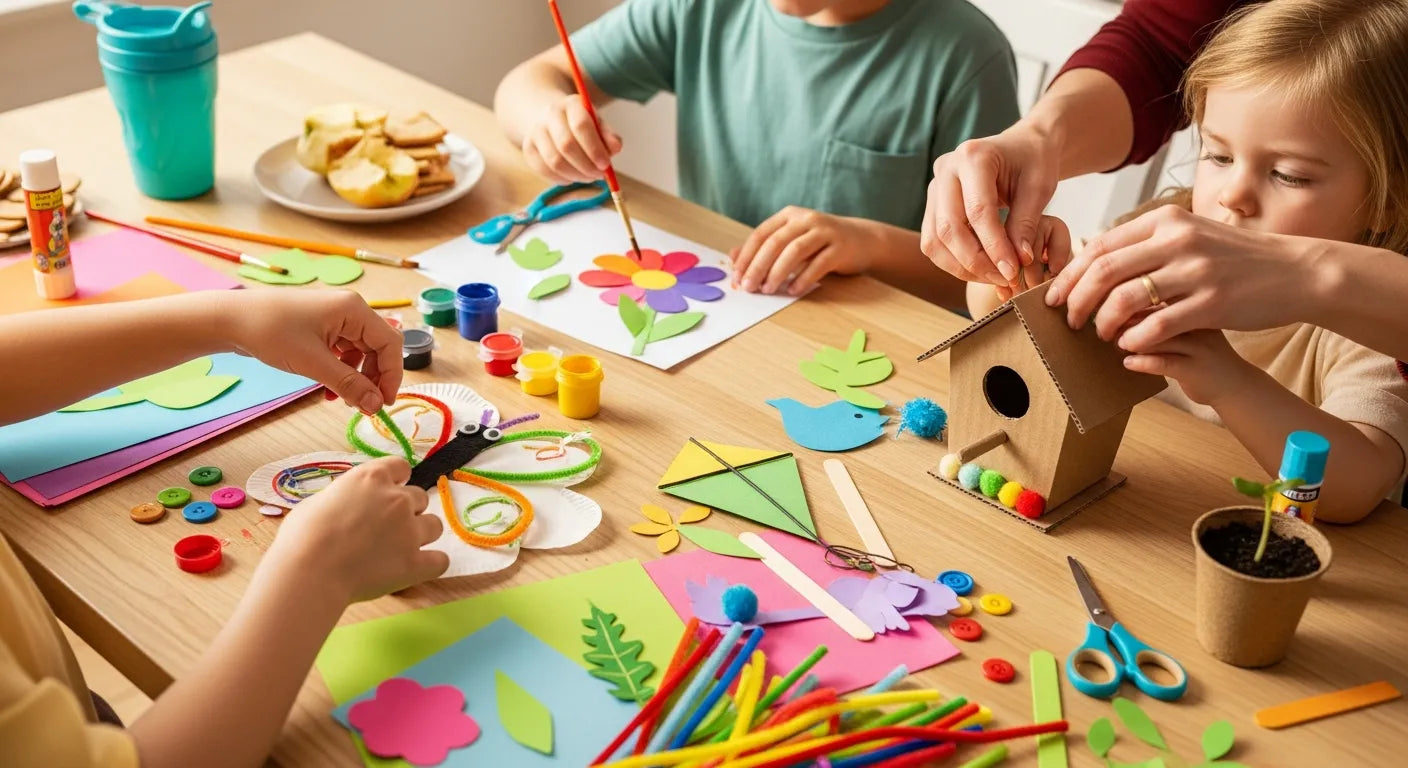 Spring Craft Ideas for Kids: Fun STEM & Family Bonding | I'm the Chef Too