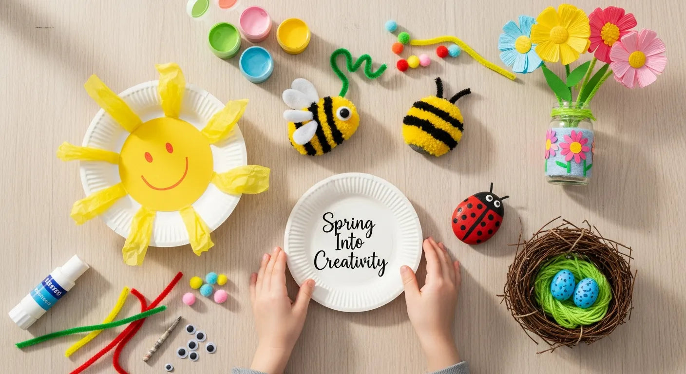 Spring Into Creativity: Fun Kids Spring Crafts | I'm the Chef Too