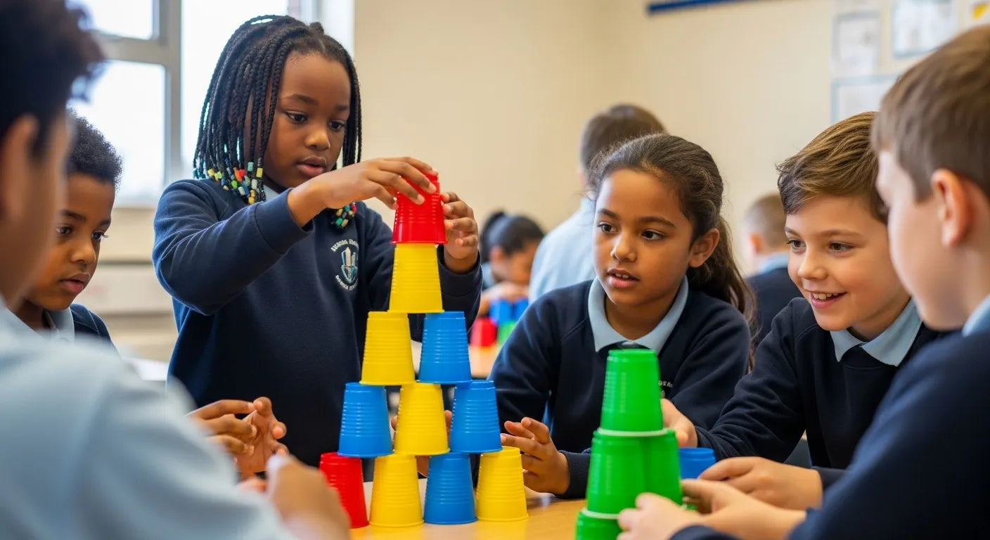 Stacking Cups STEM Challenge: Building Skills & Fun | I'm the Chef Too