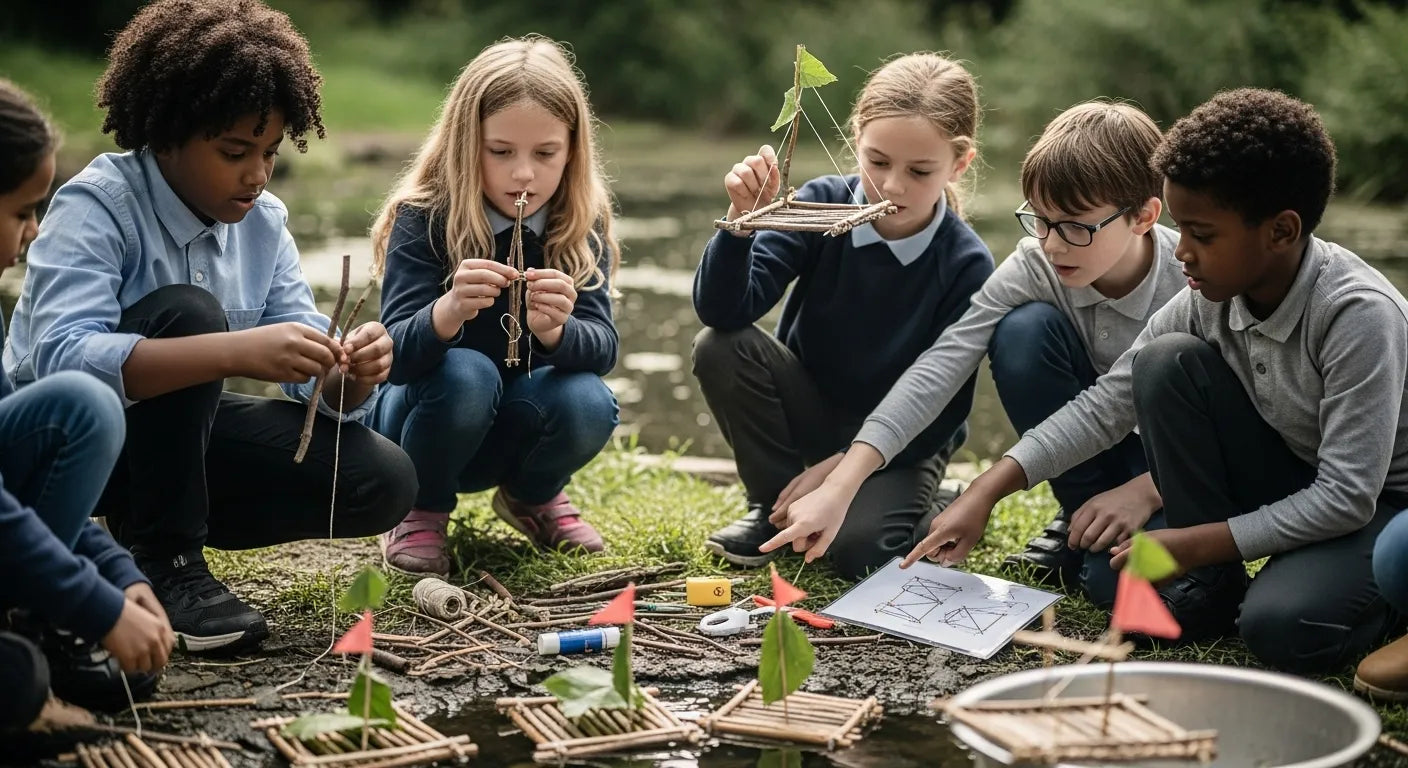 Stick Raft STEM Challenge: Float, Learn, & Play | I'm the Chef Too