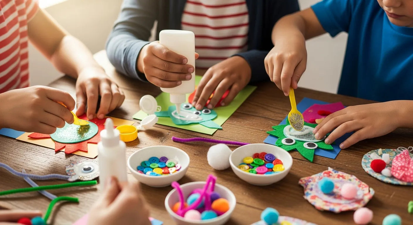 Sticky Fun: Engaging Glue Crafts for Kids | I'm the Chef Too