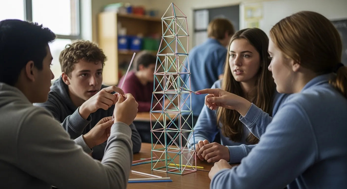 Structural Success: Straw Tower STEM Challenge | I'm the Chef Too