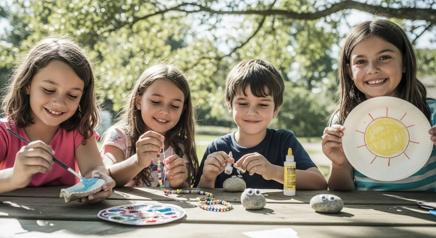 Sunny Fun: Easy Summertime Crafts for Kids | I'm the Chef Too