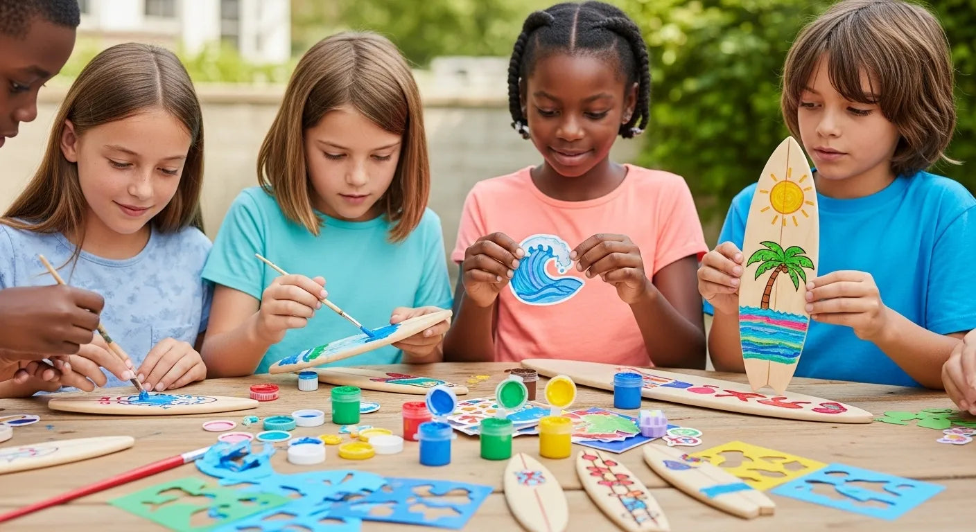 Surf Board Craft for Kids: Creative Waves of Fun | I'm the Chef Too