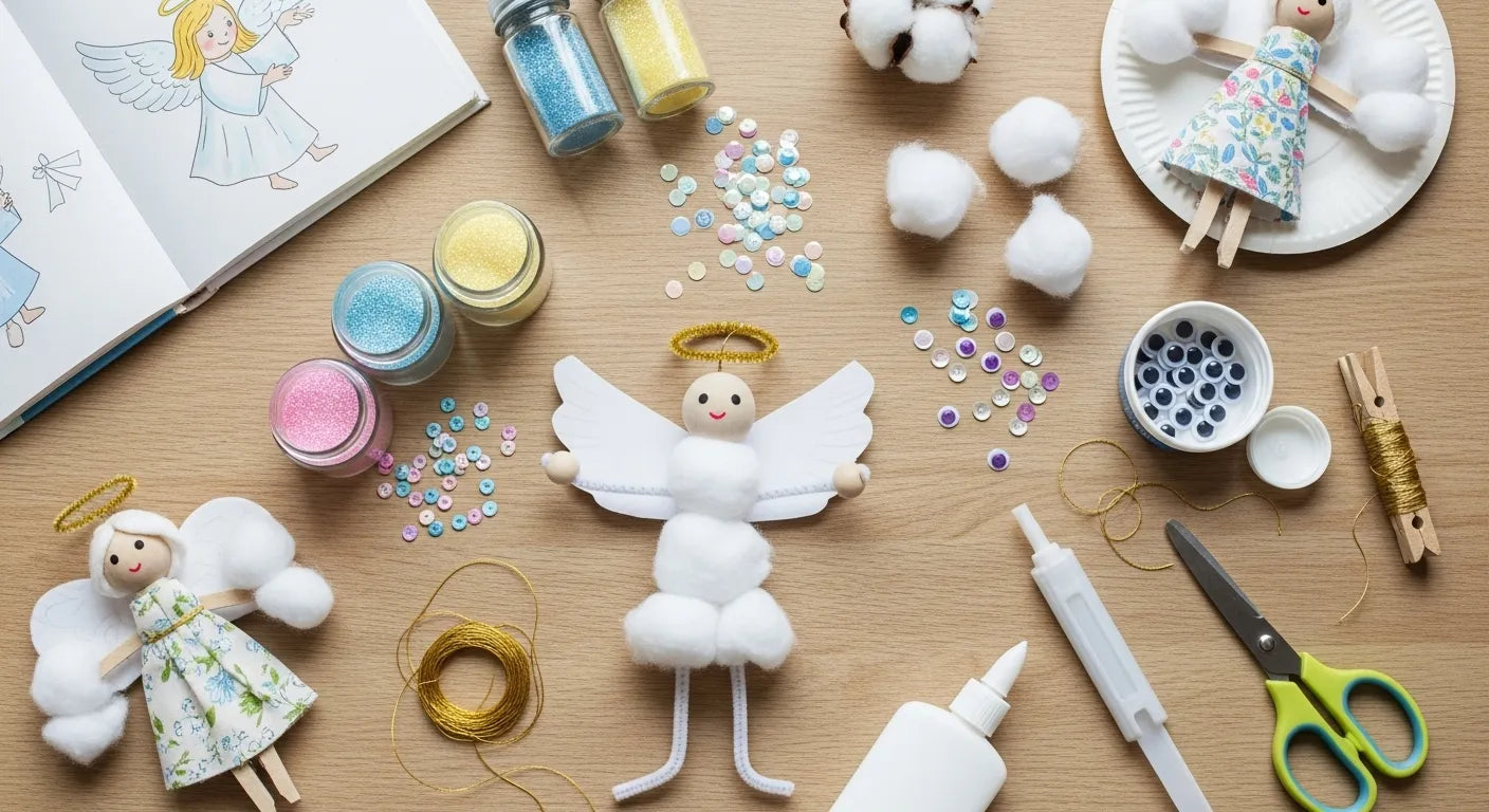 Sweet Angel Crafts for Kids: Simple Projects for Creative Fun | I'm the ...