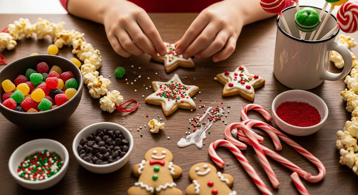 Sweet Christmas Candy Crafts for Kids | I'm the Chef Too