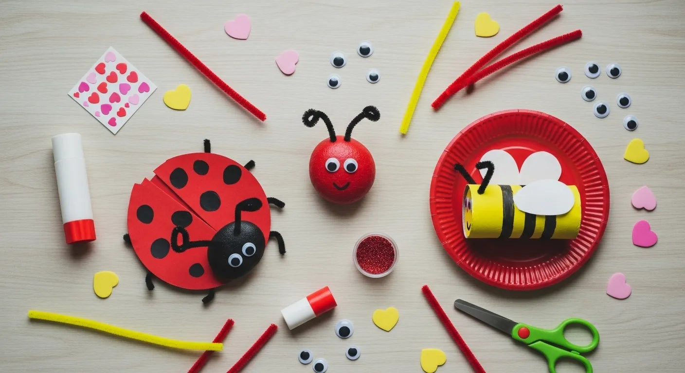 Sweet Little Love Bug Crafts for Kids | I'm the Chef Too