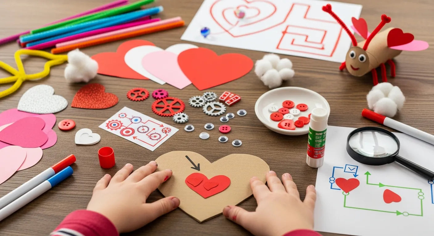 Sweet & Simple Kids Valentine Crafts: A Heartfelt Blend of STEM & Fun ...