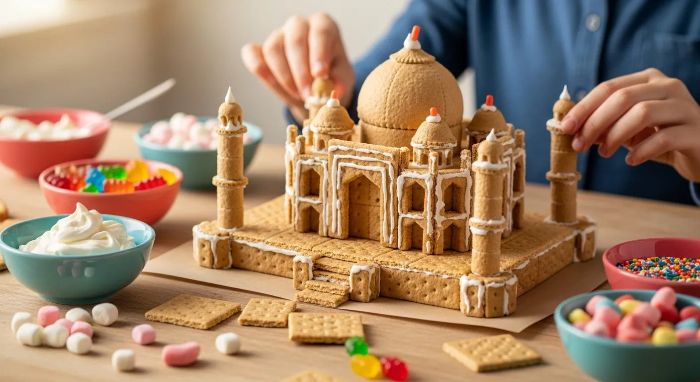 Taj Mahal Craft for Kids: Edible Architecture | I'm the Chef Too