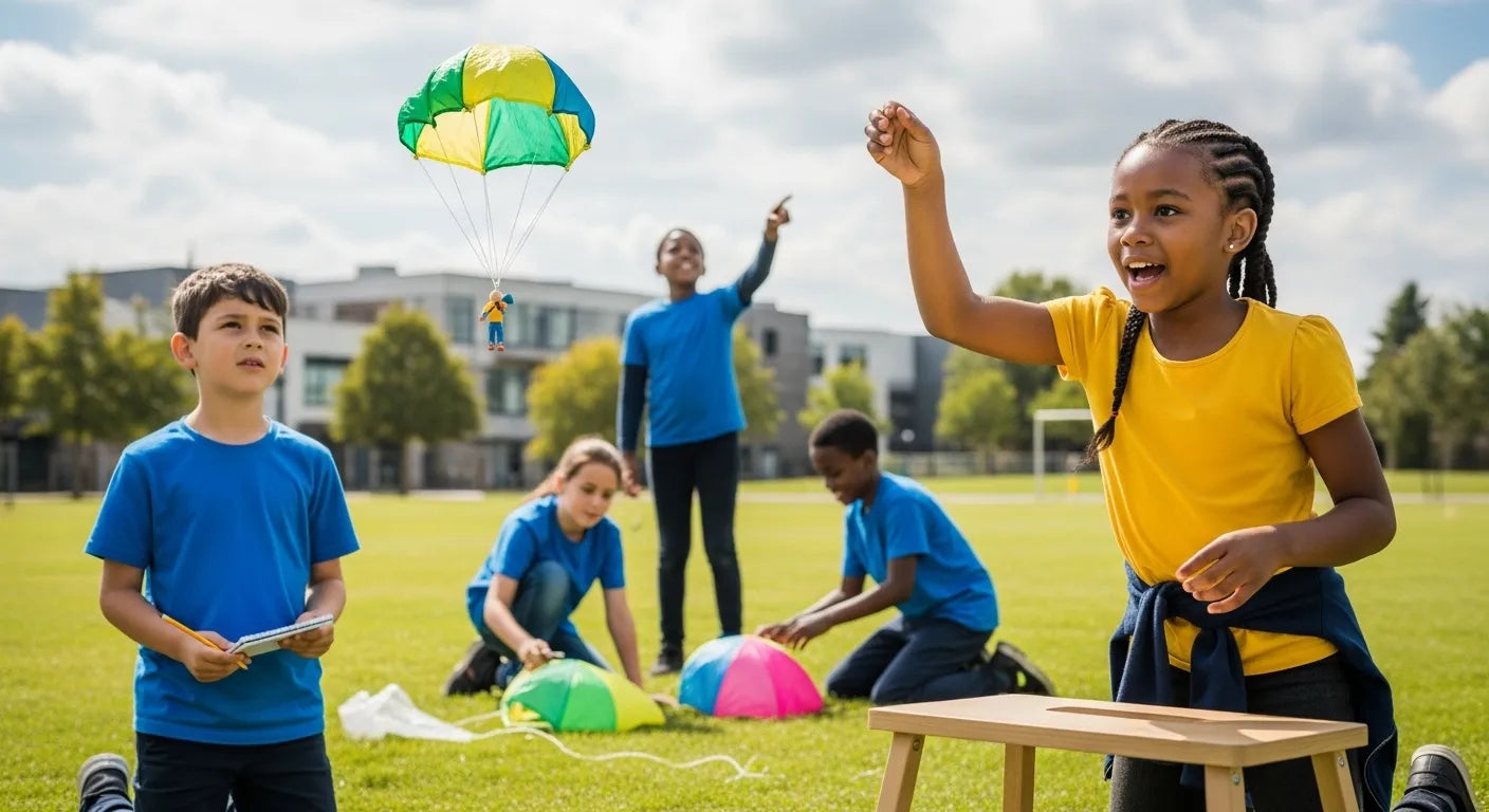 The STEM Parachute Challenge: Kids Explore Gravity & Drag | I'm the ...