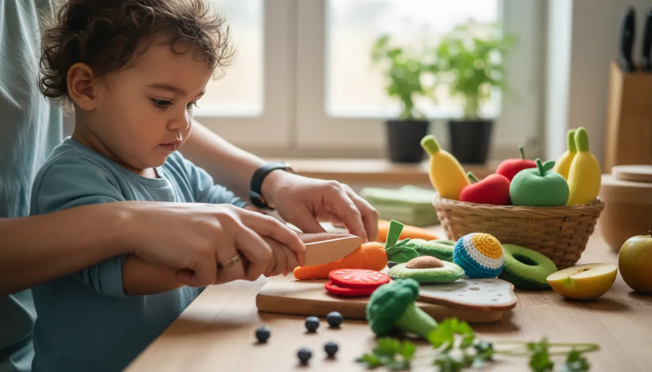 Toddler Play Food: Building Skills Through Kitchen Play | I'm the Chef Too