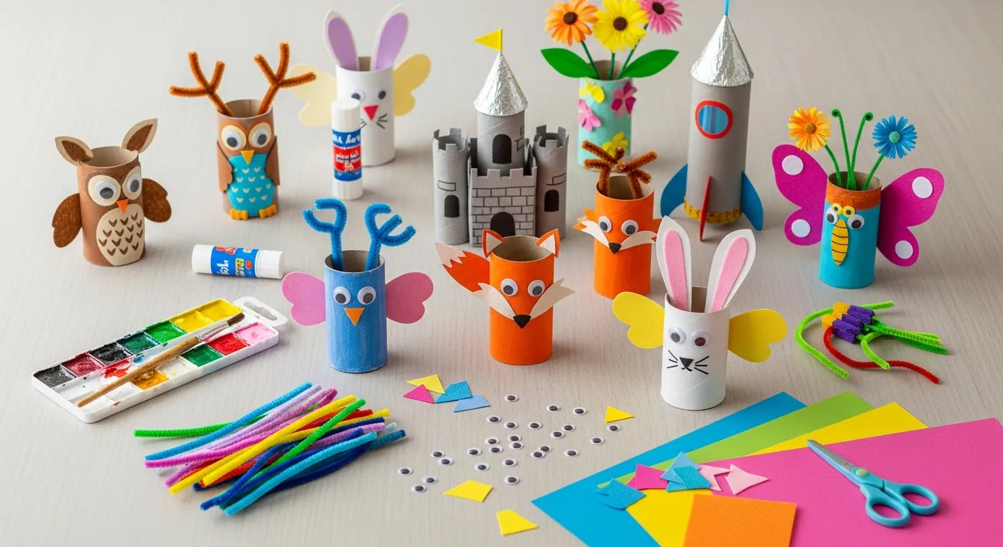 Toilet Roll Crafts for Kids: Endless Creative Fun | I'm the Chef Too