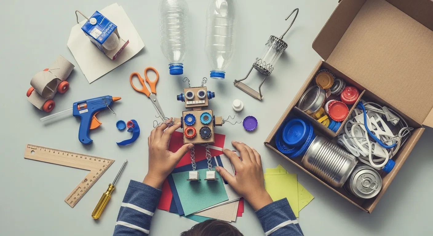 Trash to Treasure: Inspiring Recycling STEM Challenges | I'm the Chef Too