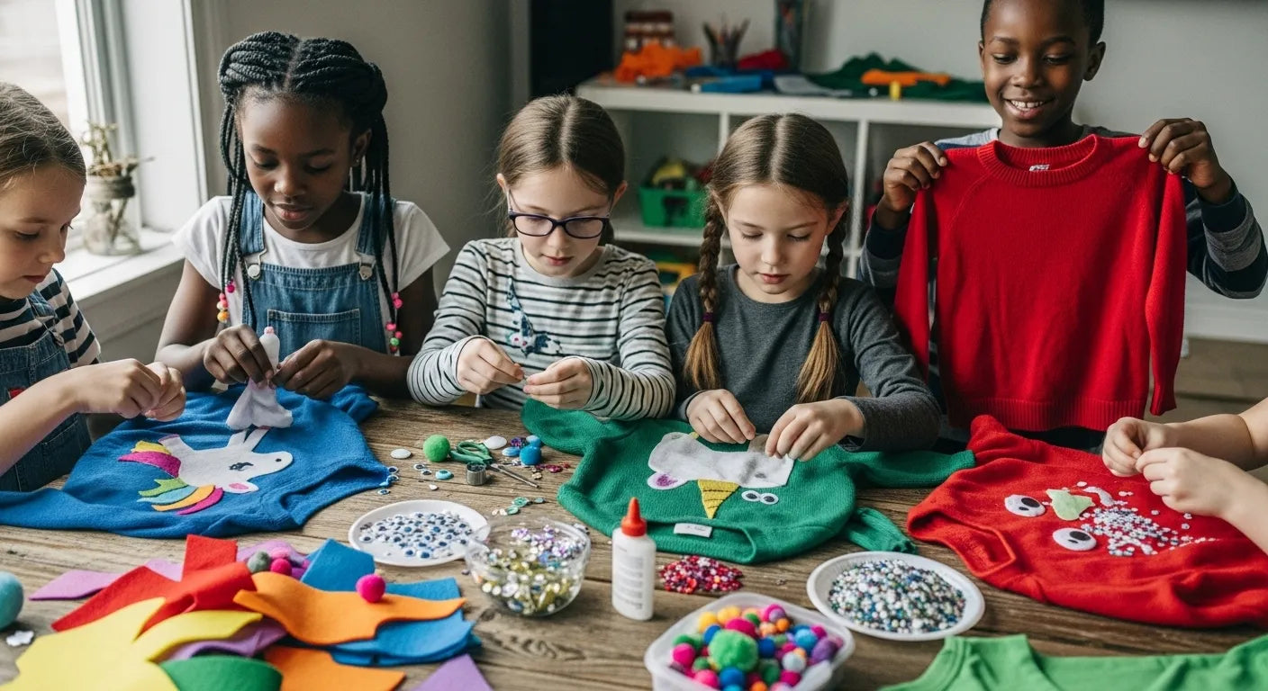 Unleashing Creativity: An Ugly Sweater Craft for Kids | I'm the Chef Too
