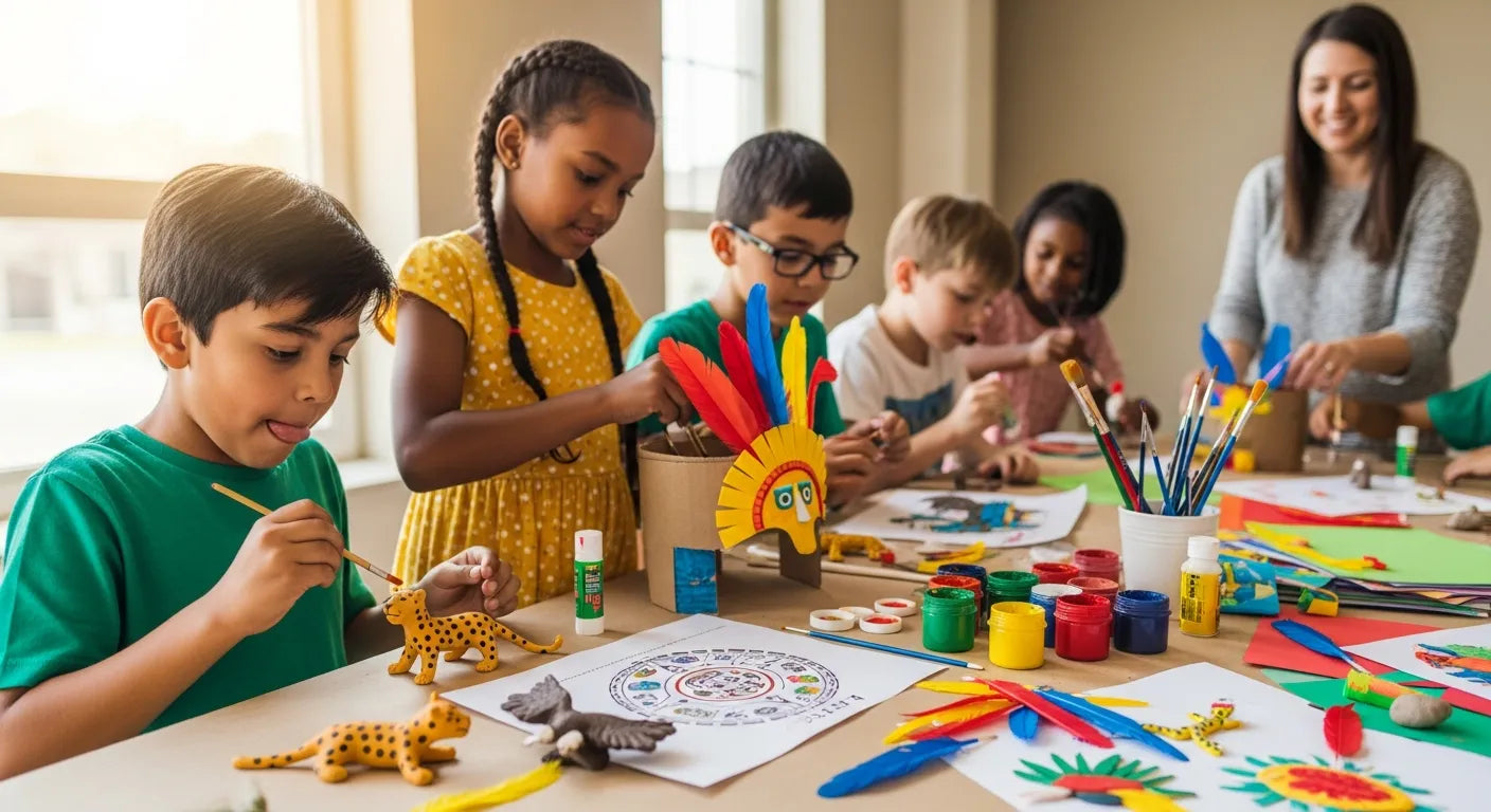 Unleashing History: Dynamic Aztec Crafts for Kids | I'm the Chef Too
