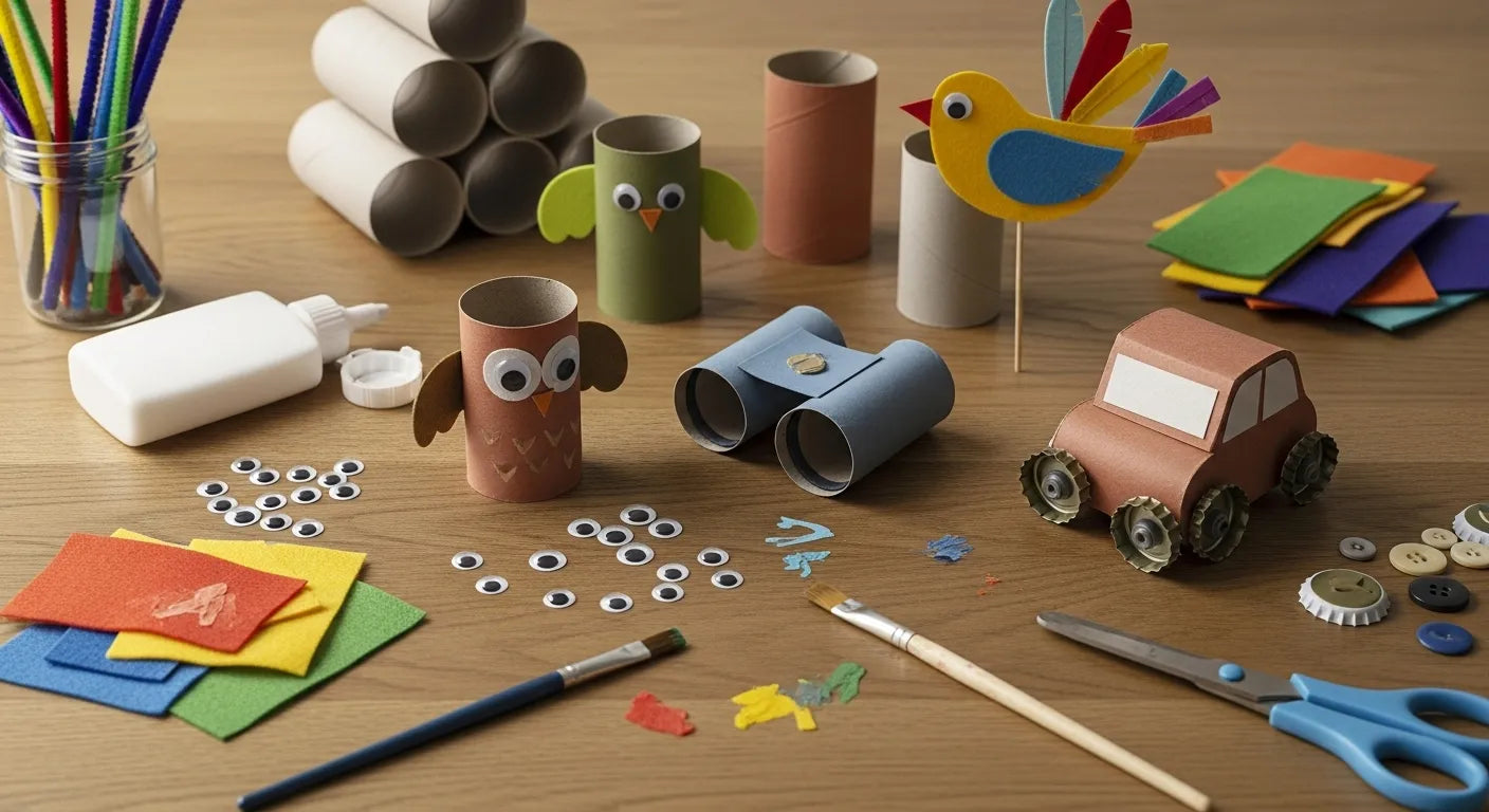 Unlock Creativity: Toilet Paper Roll Crafts for Kids | I'm the Chef Too