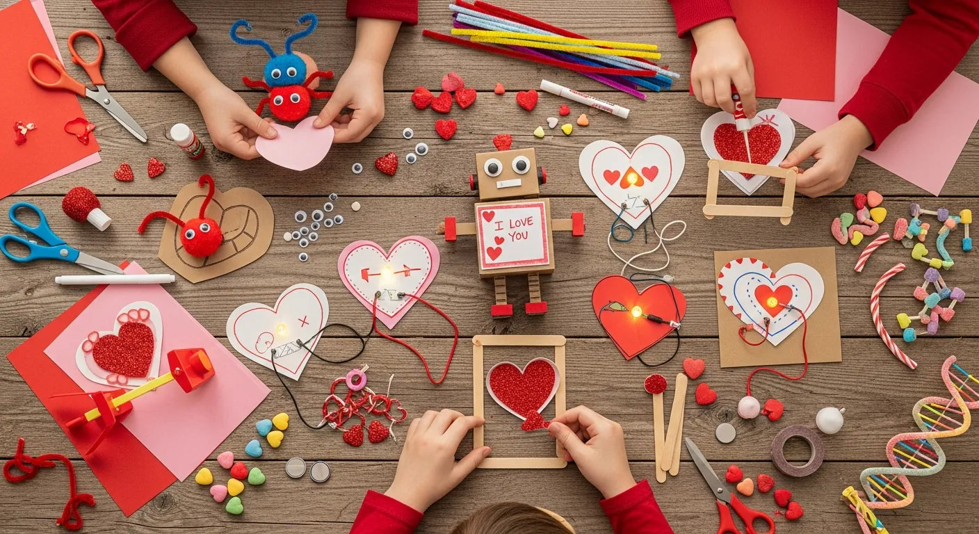 Valentine's Day Crafts for Kids: Sweet STEM Fun | I'm the Chef Too