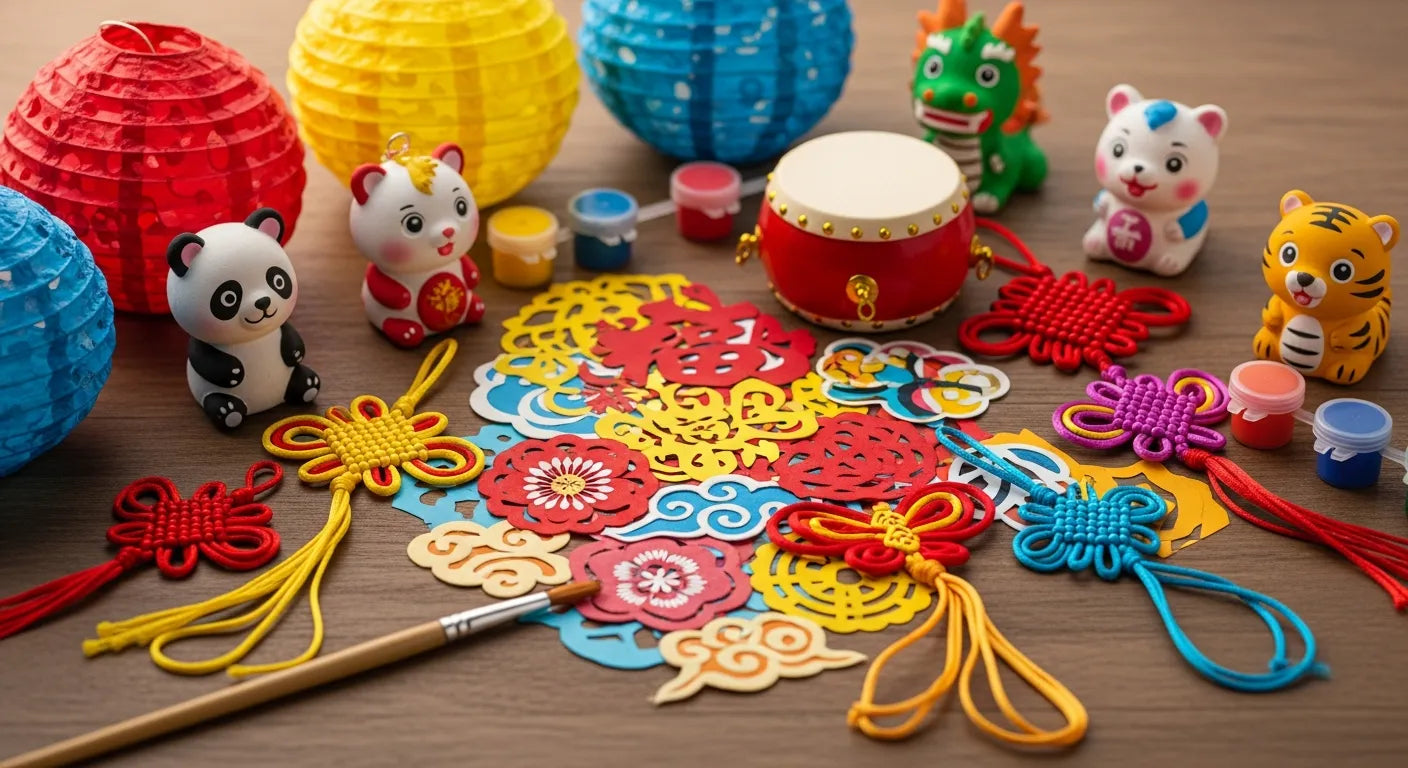 Vibrant Chinese Crafts for Kids | I'm the Chef Too