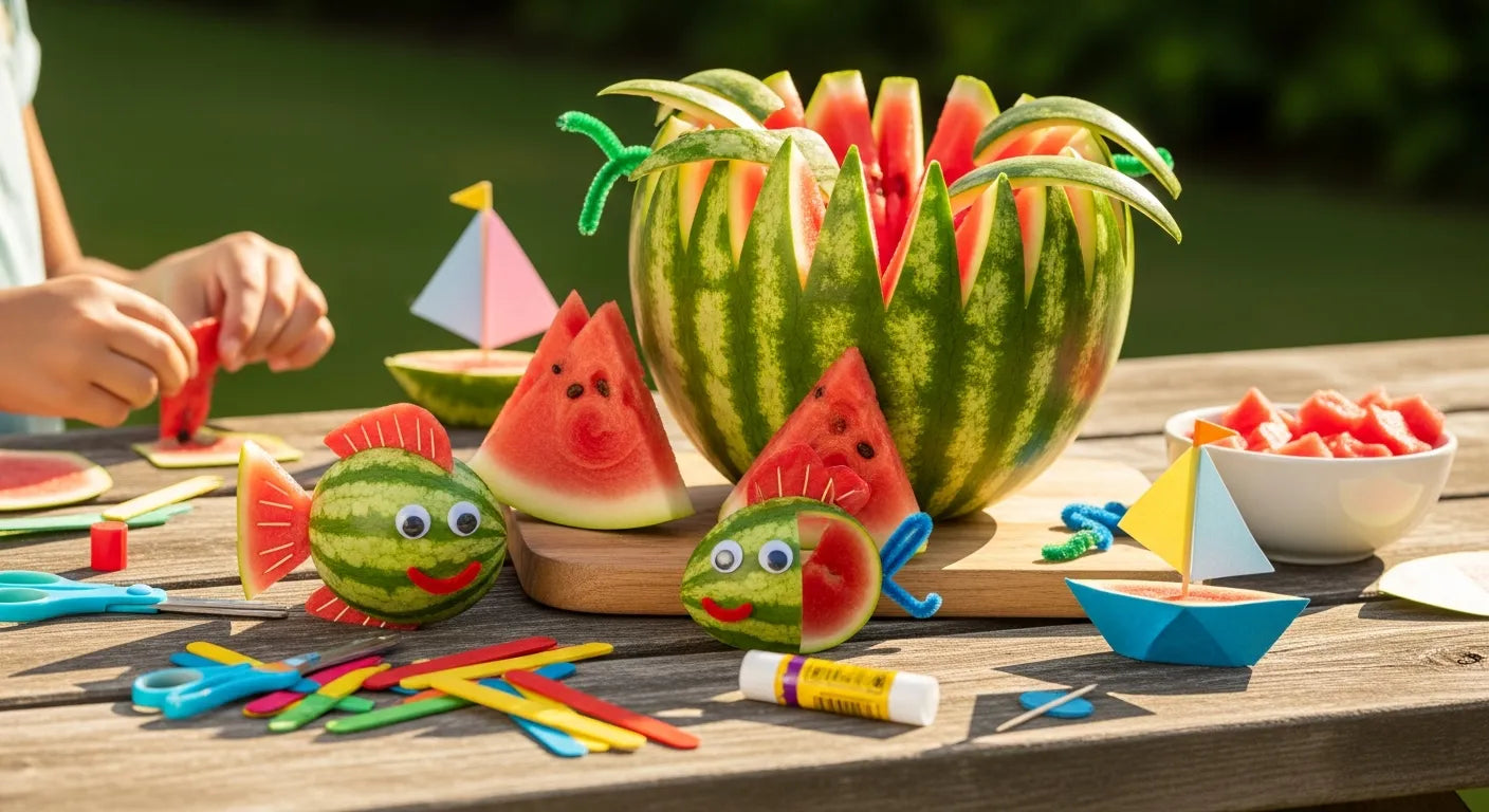 Watermelon Craft for Kids: Slice into Summer Learning Fun | I'm the ...