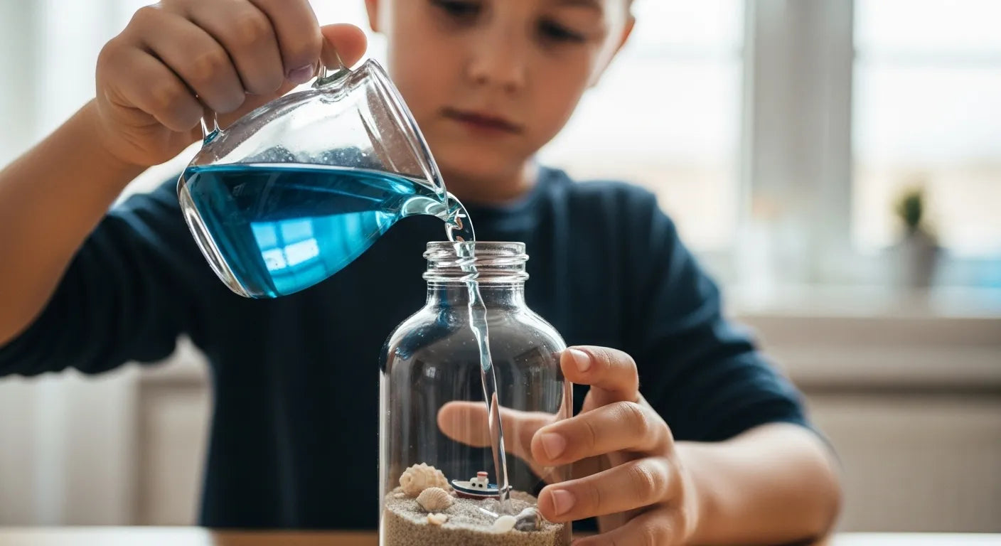 Waves of Wonder: Creating an Ocean in a Bottle for Kids | I'm the Chef Too