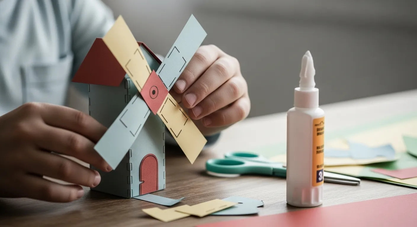 Whirlwind Fun: Crafting a Spinning Windmill for Kids | I'm the Chef Too