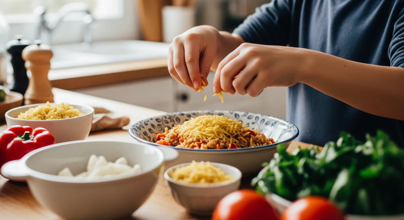 Wholesome and Fun Toddler Friendly Orzo Recipes | I'm the Chef Too