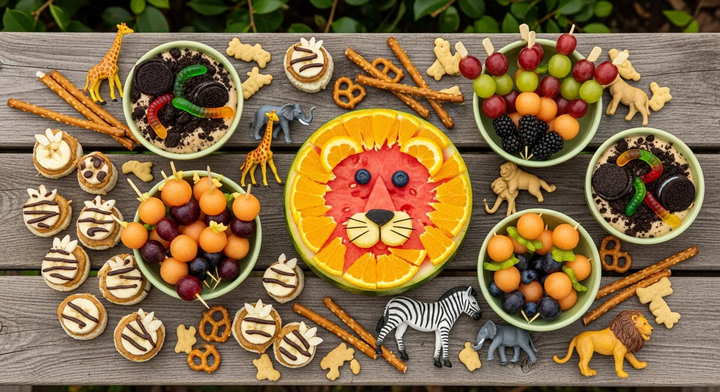 Wild Adventures: Epic Safari Themed Snacks for Kids | I'm the Chef Too