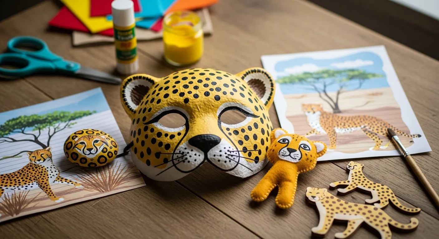 Wild Fun: Amazing Cheetah Crafts for Kids | I'm the Chef Too