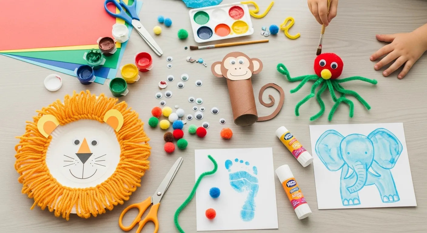 Wild Fun: Engaging Zoo Animal Crafts for Kids | I'm the Chef Too