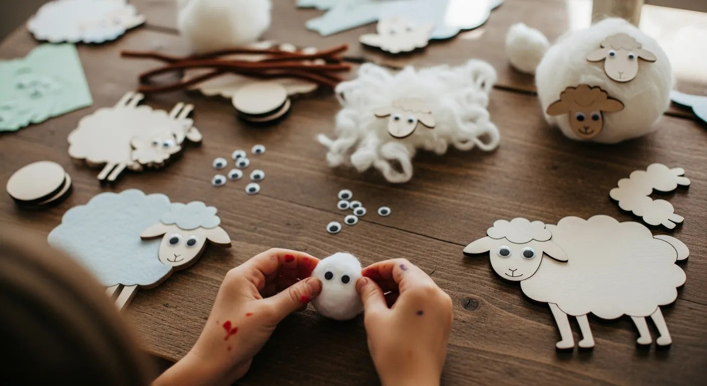 Woolly Wonders: Engaging Sheep Crafts for Kids | I'm the Chef Too