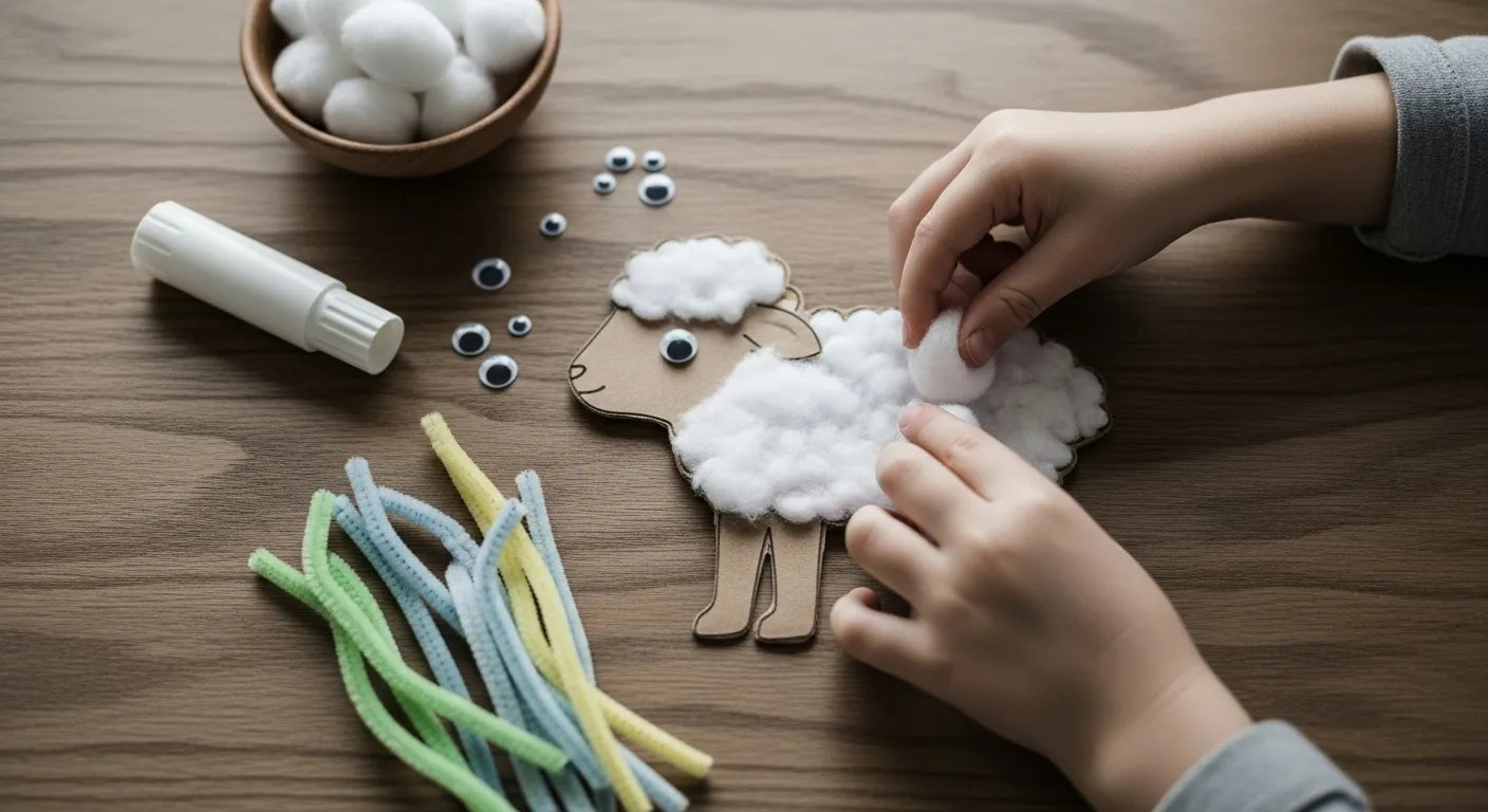 Woolly Wonders: Fun Lamb Craft for Kids & Creative Learning | I'm the ...