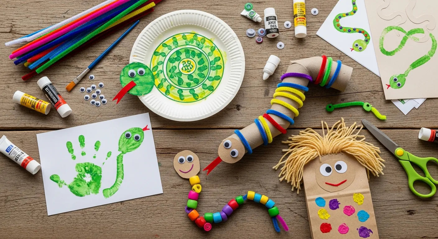 Year of the Snake Crafts for Kids: Fun & Educational | I'm the Chef Too