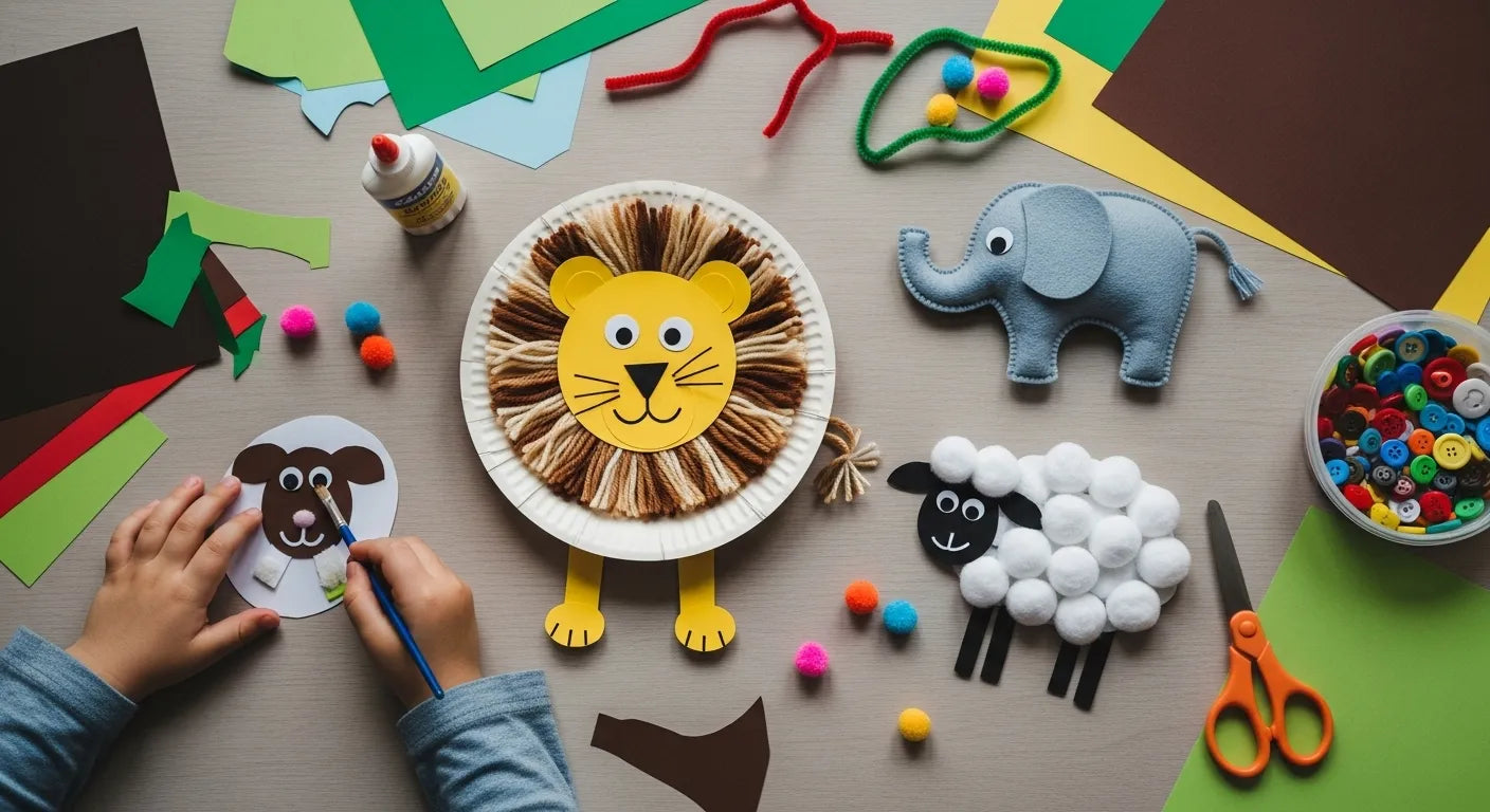 Zoo Craft for Kids: Wild Adventures at Home | I'm the Chef Too