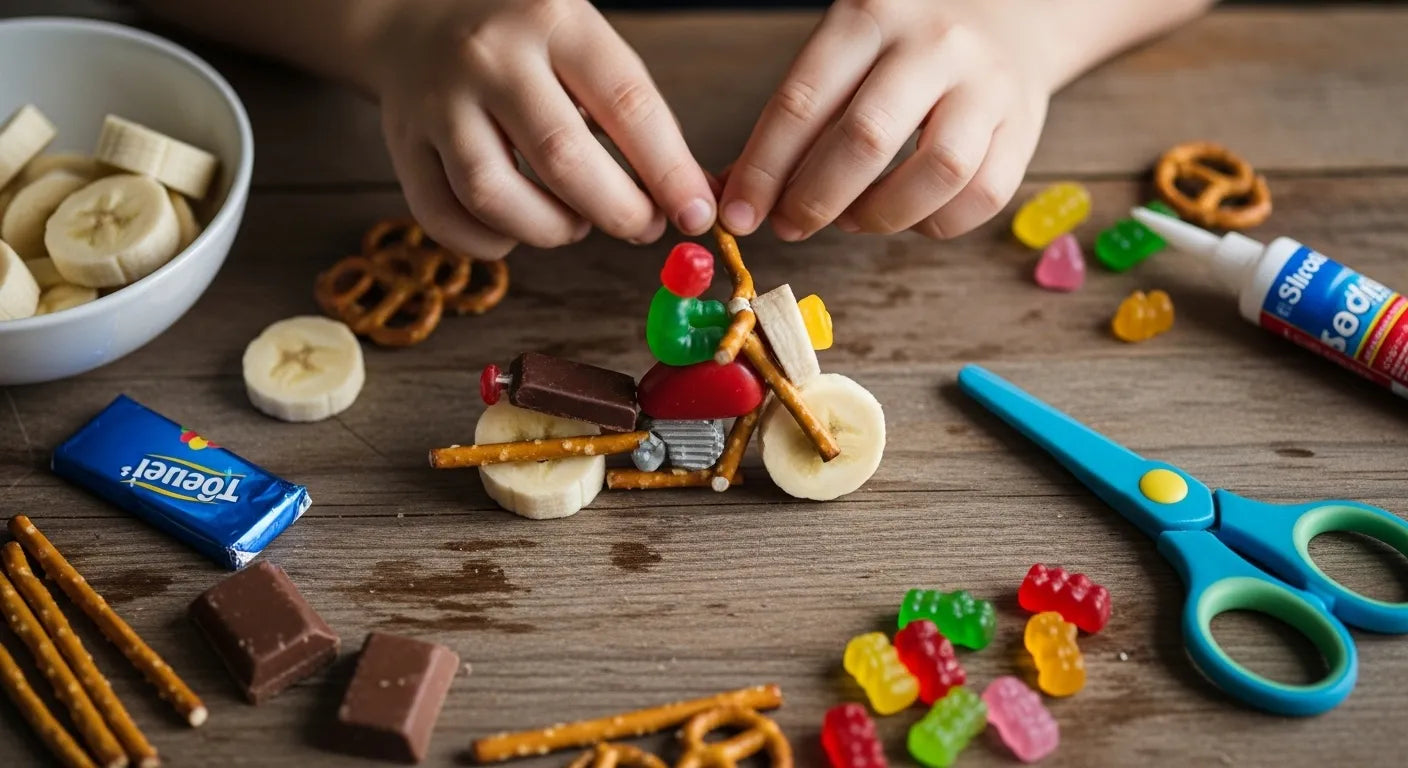 Zoom into Fun: Edible Motorcycle Crafts for Kids | I'm the Chef Too