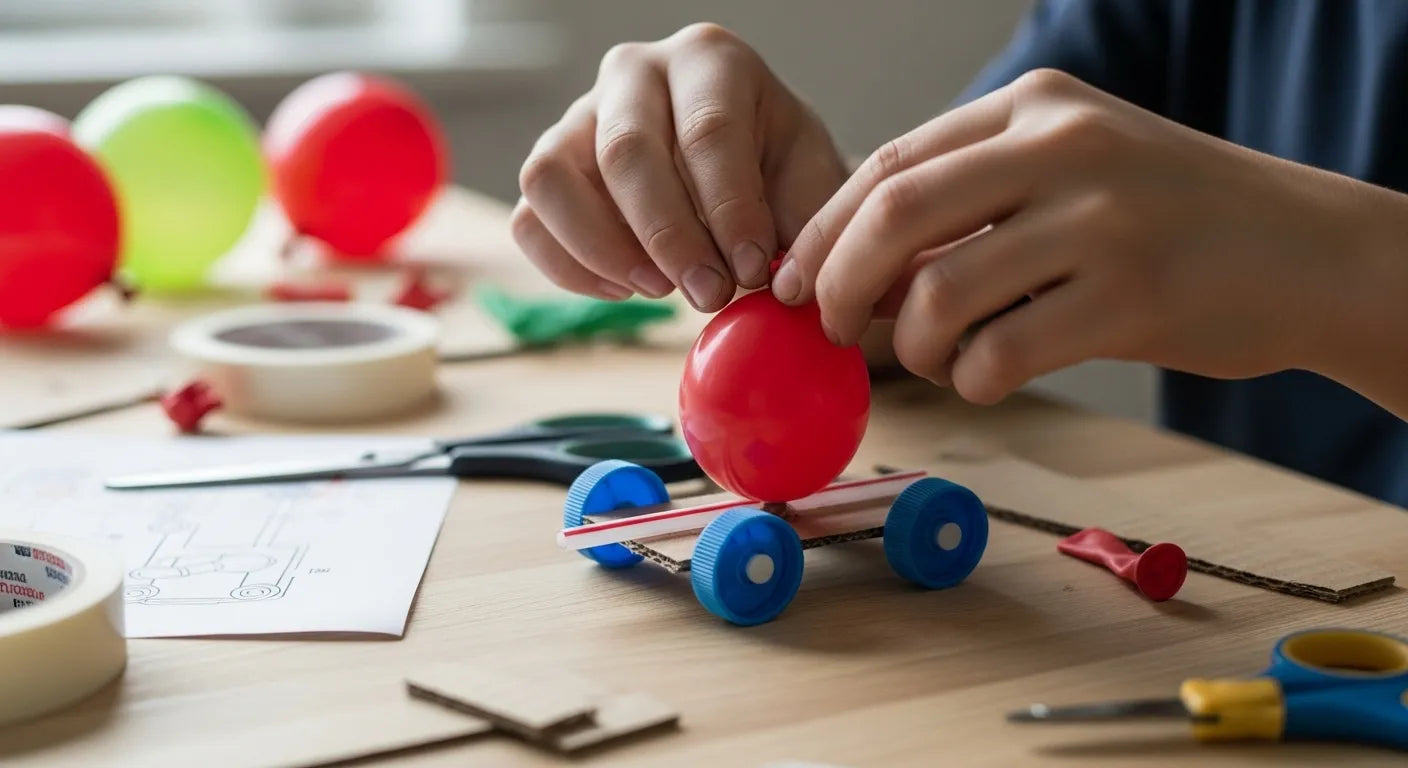 Zoom into Learning: Your Kid's First Balloon Car STEM Project | I'm the ...