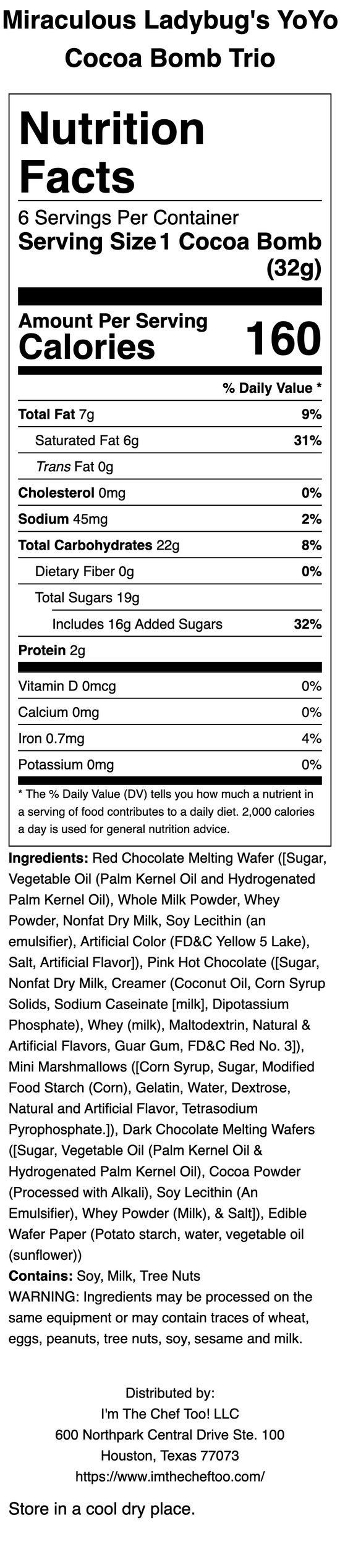Miraculous Ladybug's YoYo Cocoa Bomb Trio