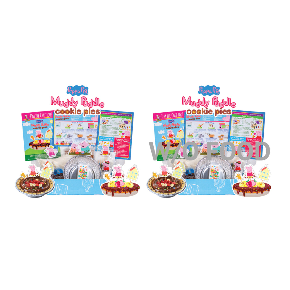Peppa Pig Muddy Puddle Cookie Pies (Without Food)